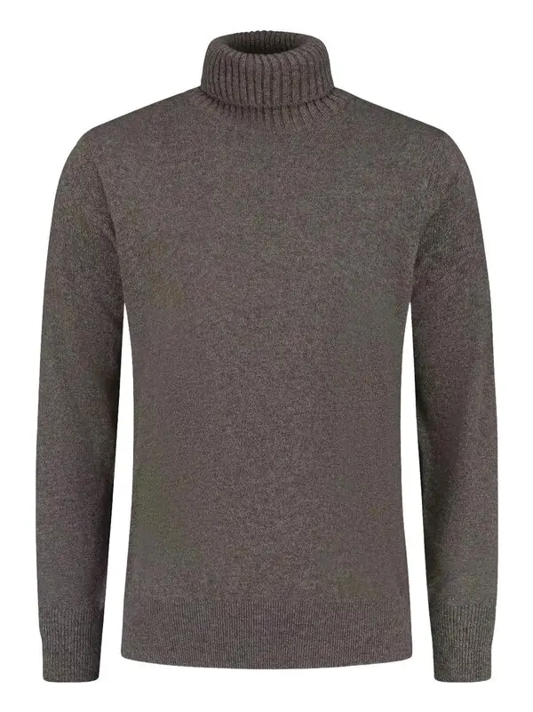 DORIANI CASHMERE Roll-neck Sweater - Brown