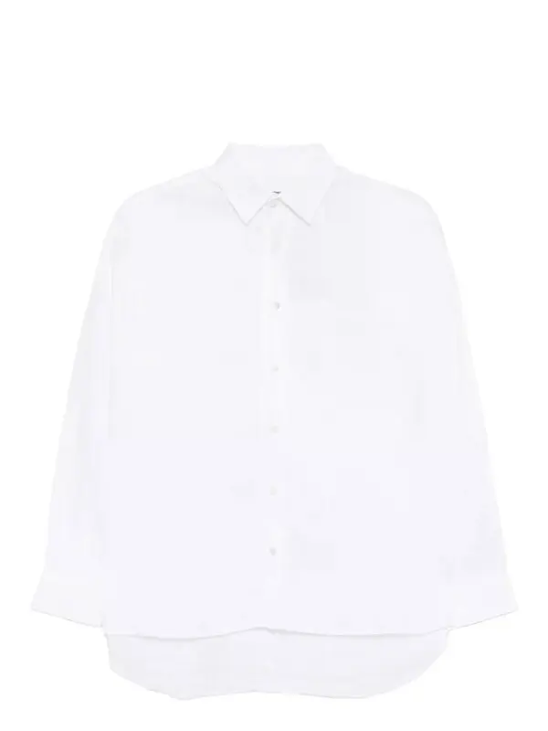 N.peal Valencia Linen Shirt - White