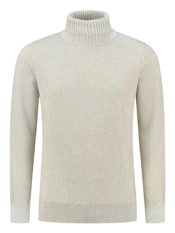 DORIANI CASHMERE Roll Neck Sweater - Neutrals