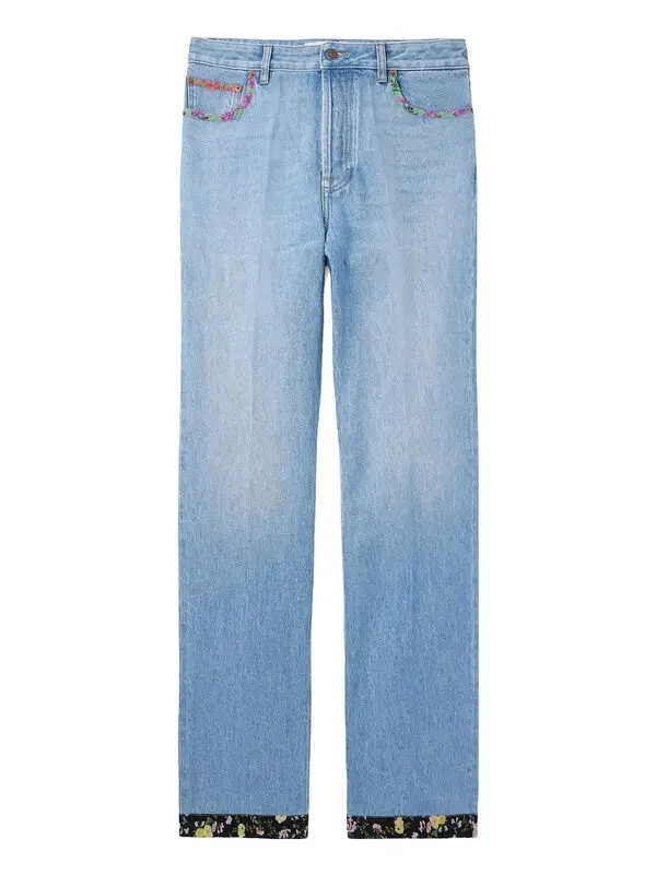 Valentino Garavani Straight-leg Jeans - Blue