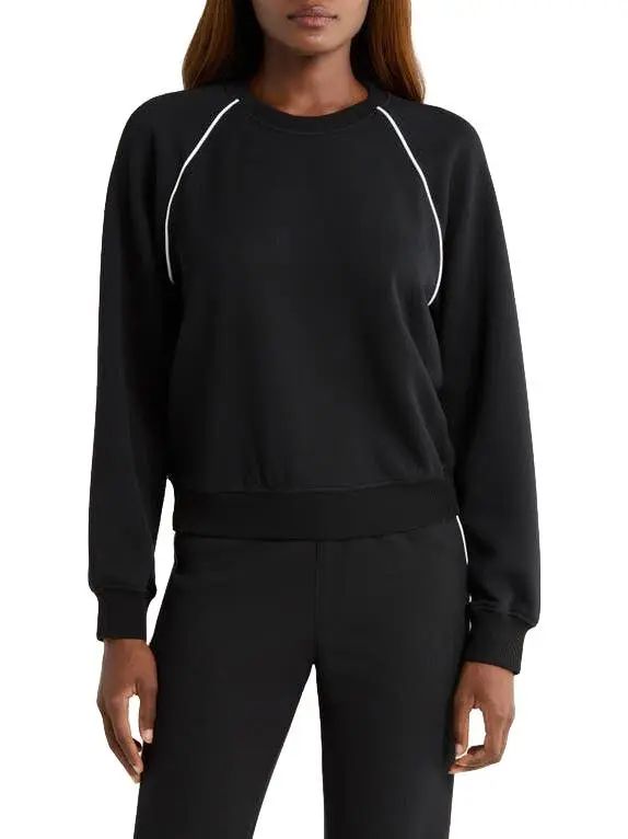 Spanx Airpique Sweatshirt - Very Black