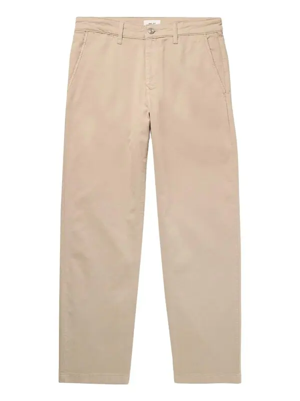 Nn07 Aden 1923 Straight-leg Organic Cotton-blend Twill Chinos - Neutrals