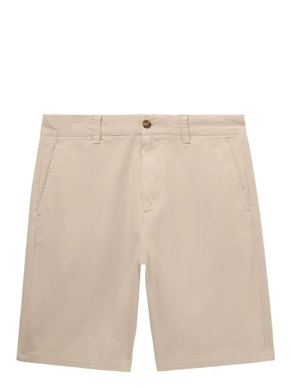 Nn07 Crown 1090 Straight-leg Twill Shorts - Neutrals