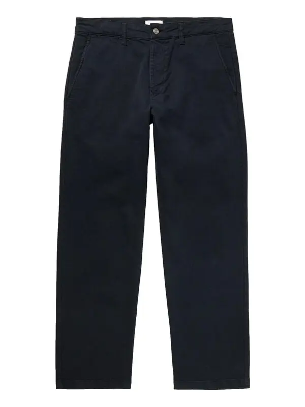 Nn07 Aden 1923 Straight-leg Organic Cotton-blend Twill Chinos - Blue