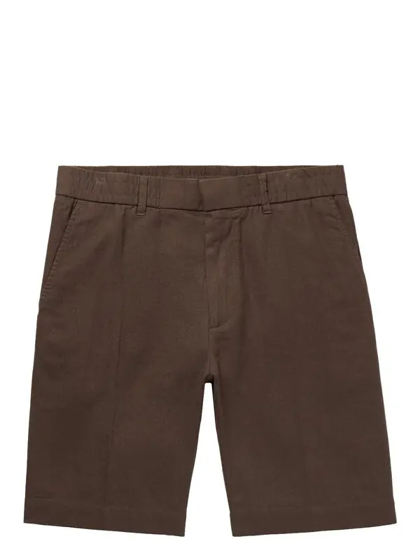 Nn07 Billie 5397 Straight-leg Shorts - Brown
