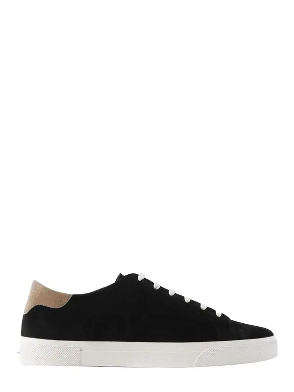 Brunello Cucinelli Vulky Suede Sneakers - Black