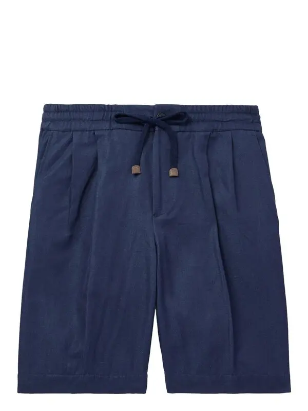 Incotex Venezia 1951 Straight-leg Bermuda Shorts - Blue