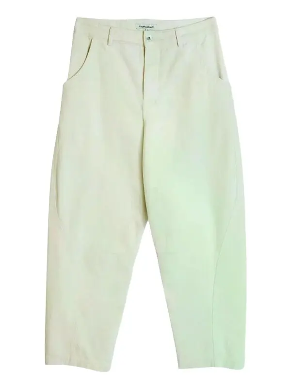 You Must Create Twisted Trousers - White