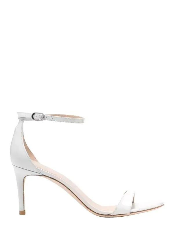 STUART WEITZMAN 75mm Nudistia Sandals - White