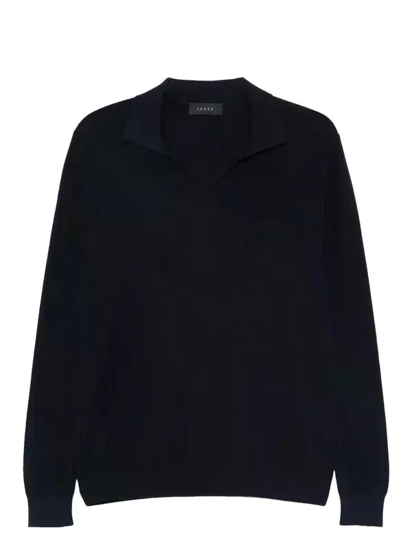 Sease Spread-collar Top - Blue