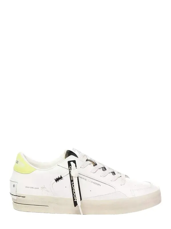 CRIME LONDON Sk8 Deluxe Sneakers - White