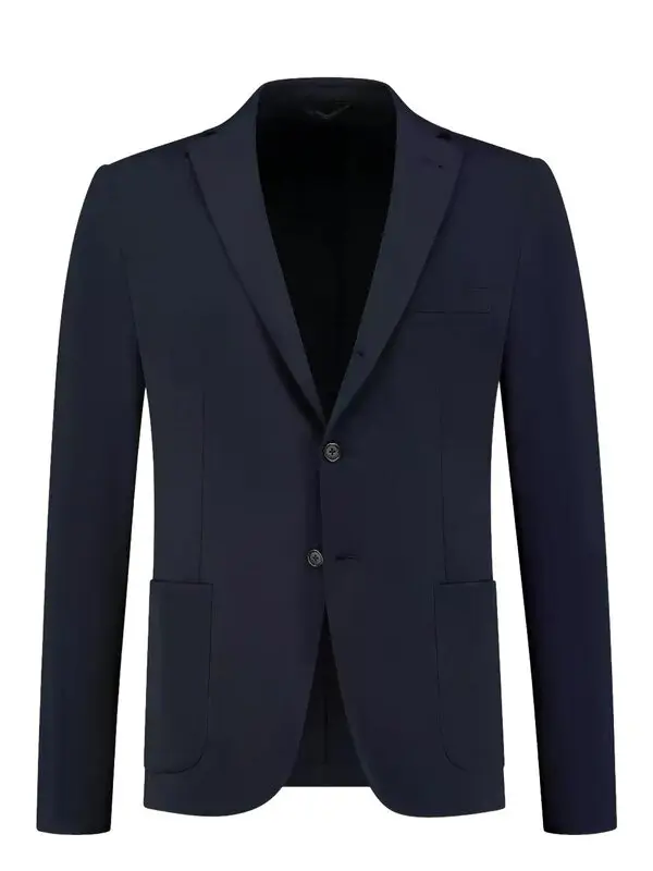 DORIANI CASHMERE Single-breasted Blazer - Blue