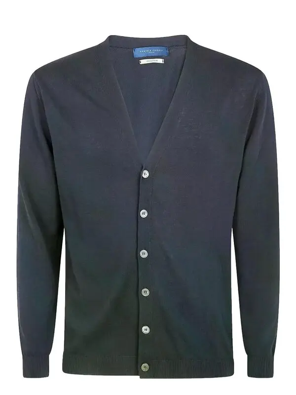 DANIELE FIESOLI Cotton Cardigan - Blue