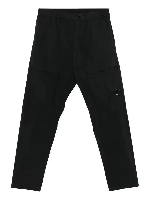 C.P. COMPANY Lens-detailed Trousers - Black