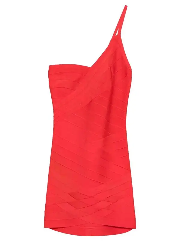 Herve Leger Ally Mini Dress - Red