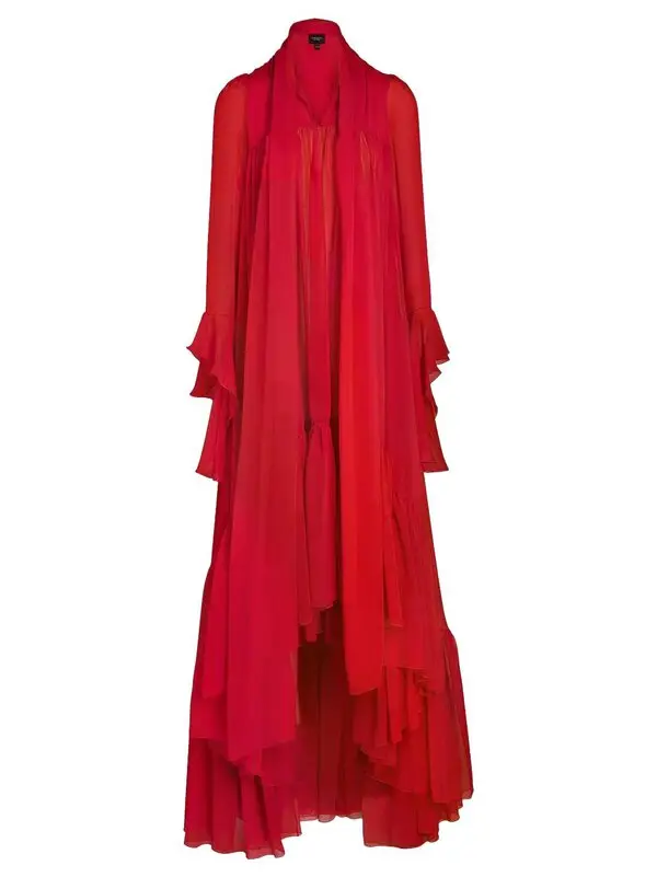 Giambattista Valli Silk Floor-length Dress - Red