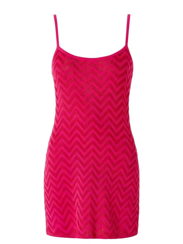 Missoni Zigzag-pattern Mini Dress - Pink