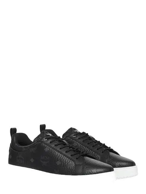 Mcm Neo Terrain Low-top Sneakers - Black