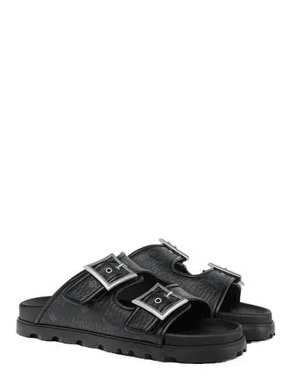 Mcm Visetos Sandals - Black