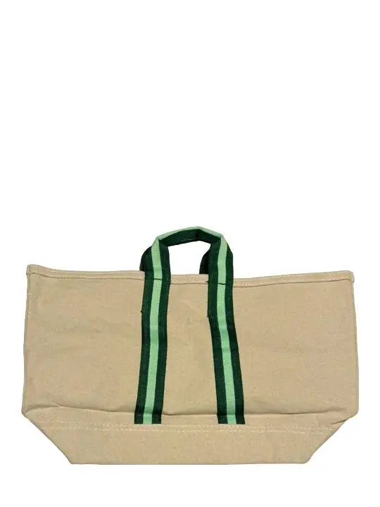 PUEBCO College Tote Bag - Light Green X Dark Green