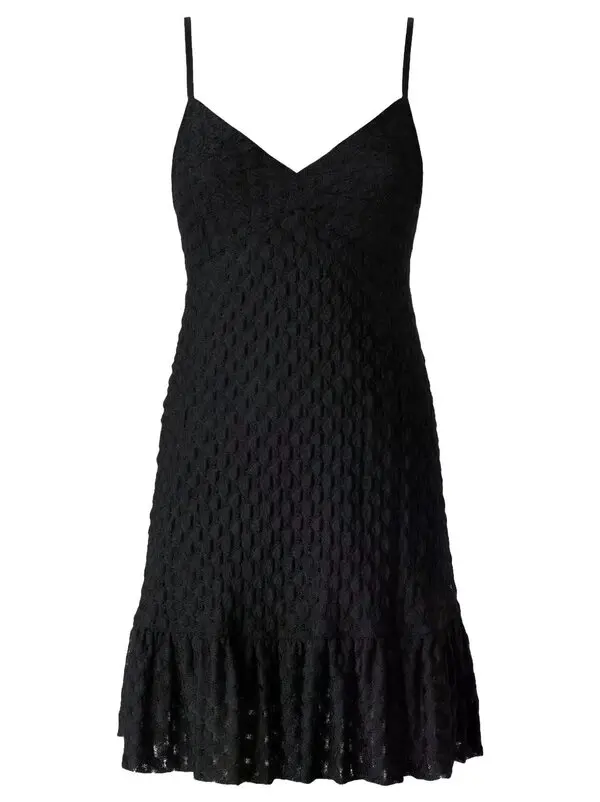 Missoni Knitted Mini Dress - Black
