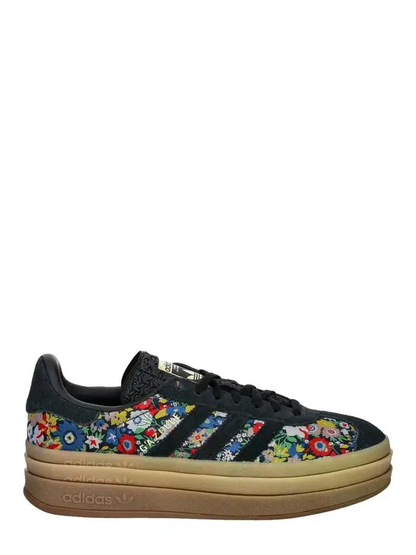 Adidas Gazelle Floral-print Sneakers - Black
