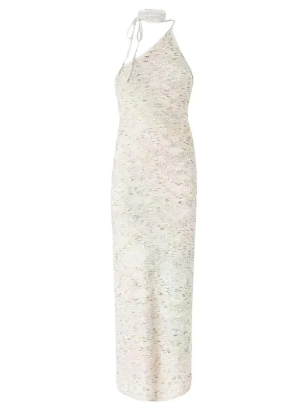 Missoni Knitted One-shoulder Dress - Neutrals