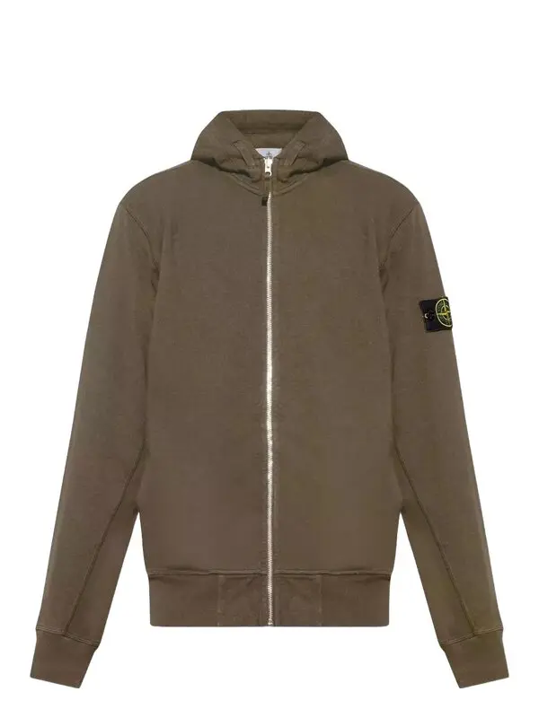 Stone Island Compass-motif Cardigan - Green