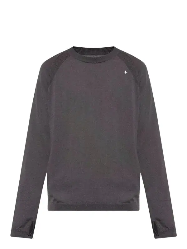 Stone Island Raglan-sleeve Jumper - Grey