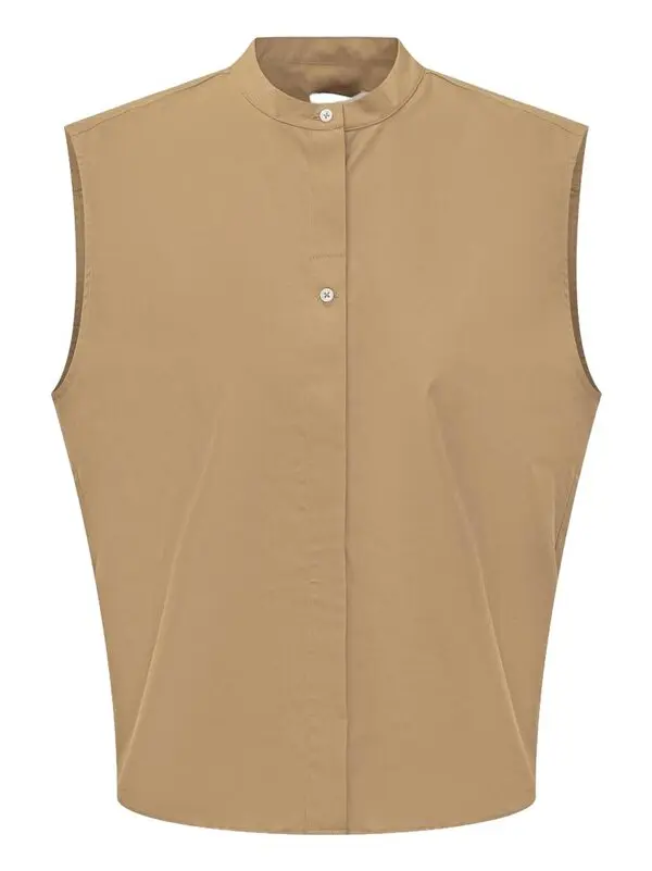 Loulou De Saison Loulou Studio Sleeveless Top - Beige
