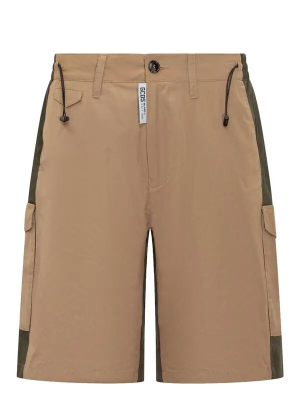 Gcds Bermuda Shorts - Beige