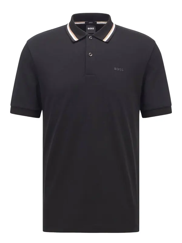 BOSS Slim-fit Polo Shirt - Black