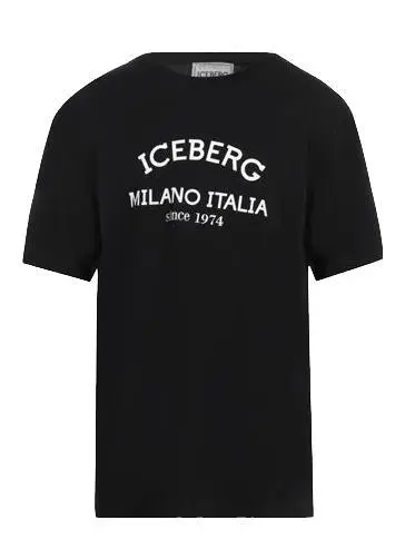 Iceberg T-shirt Jersey T-shirt Size Cotton - Black