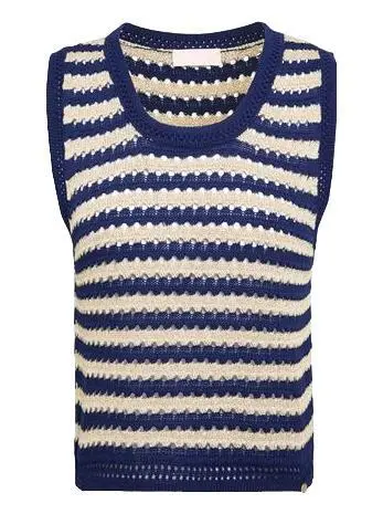 Liu Jo Sleeveless Knit Top - Blue