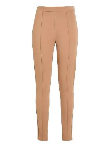 Max Mara Slim Fit Twill Pants - Camel