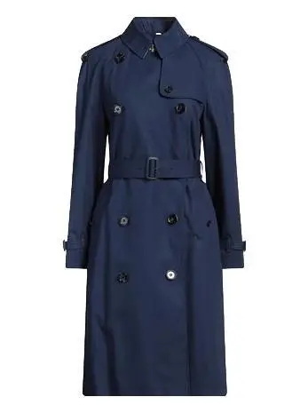 Burberry Overcoat & Trench Coat Cotton - Blue
