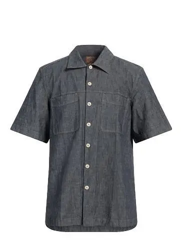 TOD'S Denim Shirt Size Cotton, Elastane - Blue