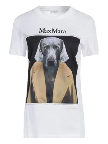 Max Mara Printed Jersey T-shirt - White