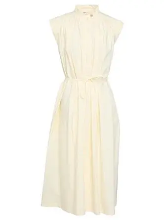 LOW CLASSIC Midi Cotton Dress - White