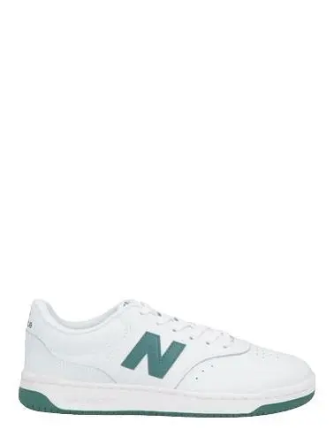 NEW BALANCE Leather Low-top Sneakers - White