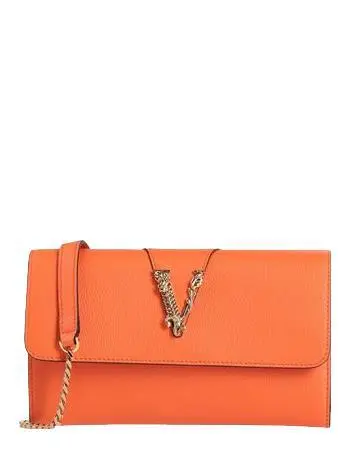 Versace Calfskin Cross-body Bag - Orange