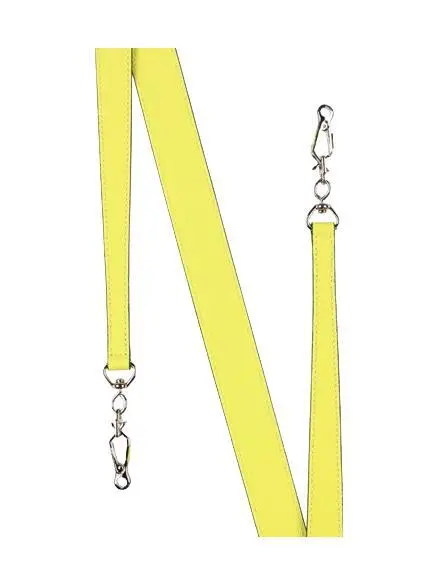 VALEXTRA Pastel Calfskin Bag Strap - Yellow