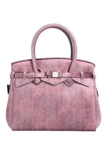 Save My Bag Handbag In Polyamide And Elastane - Purple