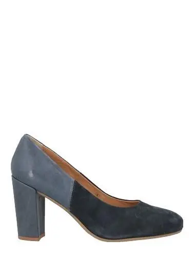 The Flexx Leather And Suede Pumps - Blue