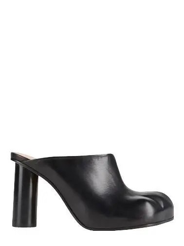 JW Anderson Leather Mules & Clogs - Black