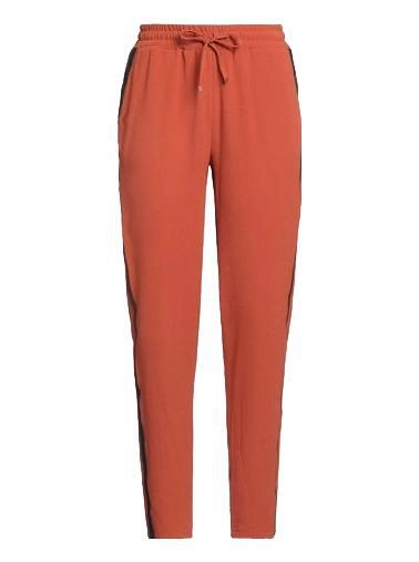 TRUSSARDI Tapered Pants With Side Seam Stripes - Rust