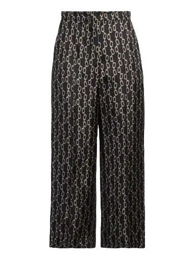 MAX MARA STUDIO Wide-leg Satin Pants - Black