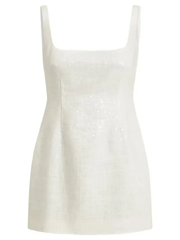 16Arlington Sior Sequined Mini Dress - Bianco