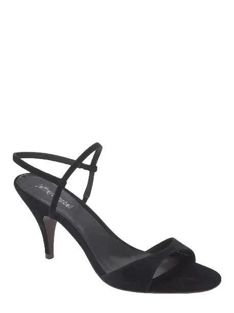 Jeffrey Campbell Calla Slingback Sandals - Black Suede