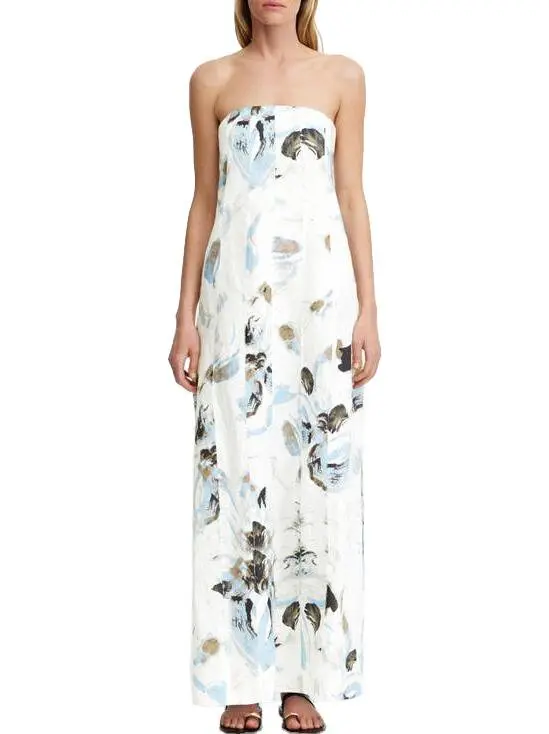 Significant Other Rosalie Floral Cotton Maxi Dress - Magnolia